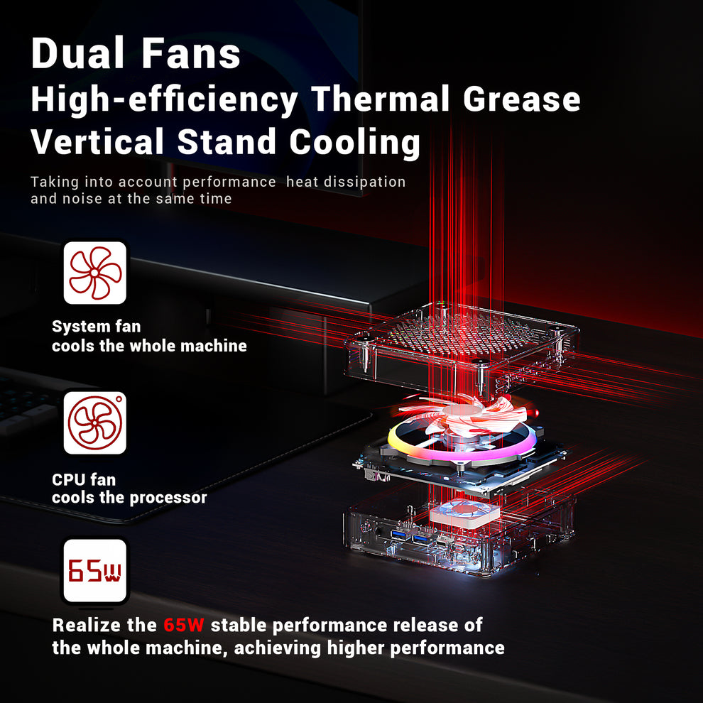 FIREBAT MN56 Mini PC (AMD Ryzen 7 8745HS)